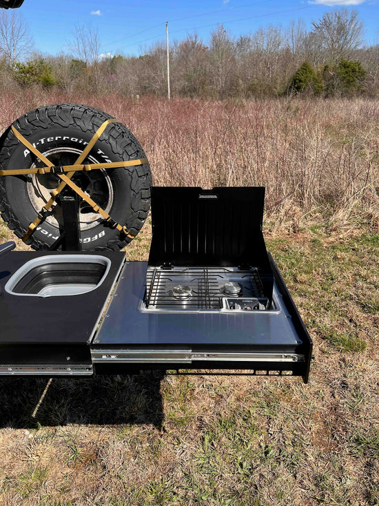 Overland Kitchen | Toyota Land Cruiser Camp kitchen | Toyota kitchen ...