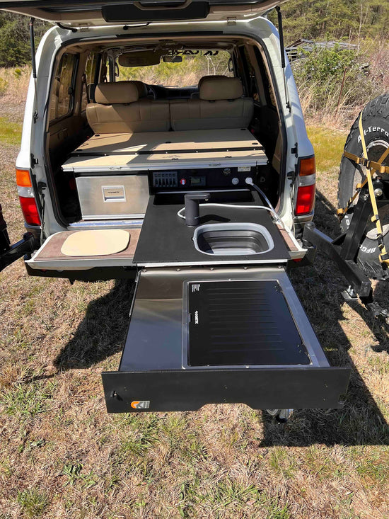 Overland Kitchen | Toyota Land Cruiser Camp kitchen | Toyota kitchen ...